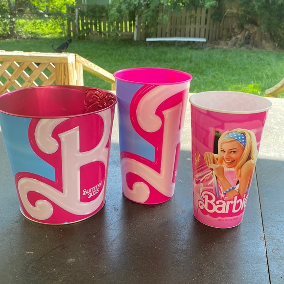 Barbie | Other | Exclusive The Barbie Movie Cinemark Merch Trio Set ...